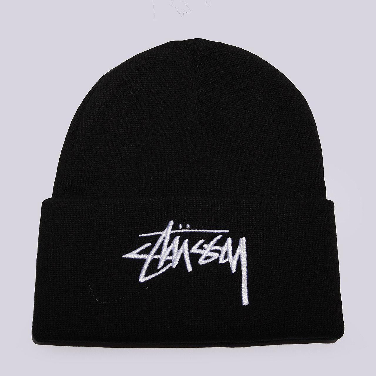 Шапка Stussy Stock Cuff Beanie (132796-black) - купить оригинал в ...
