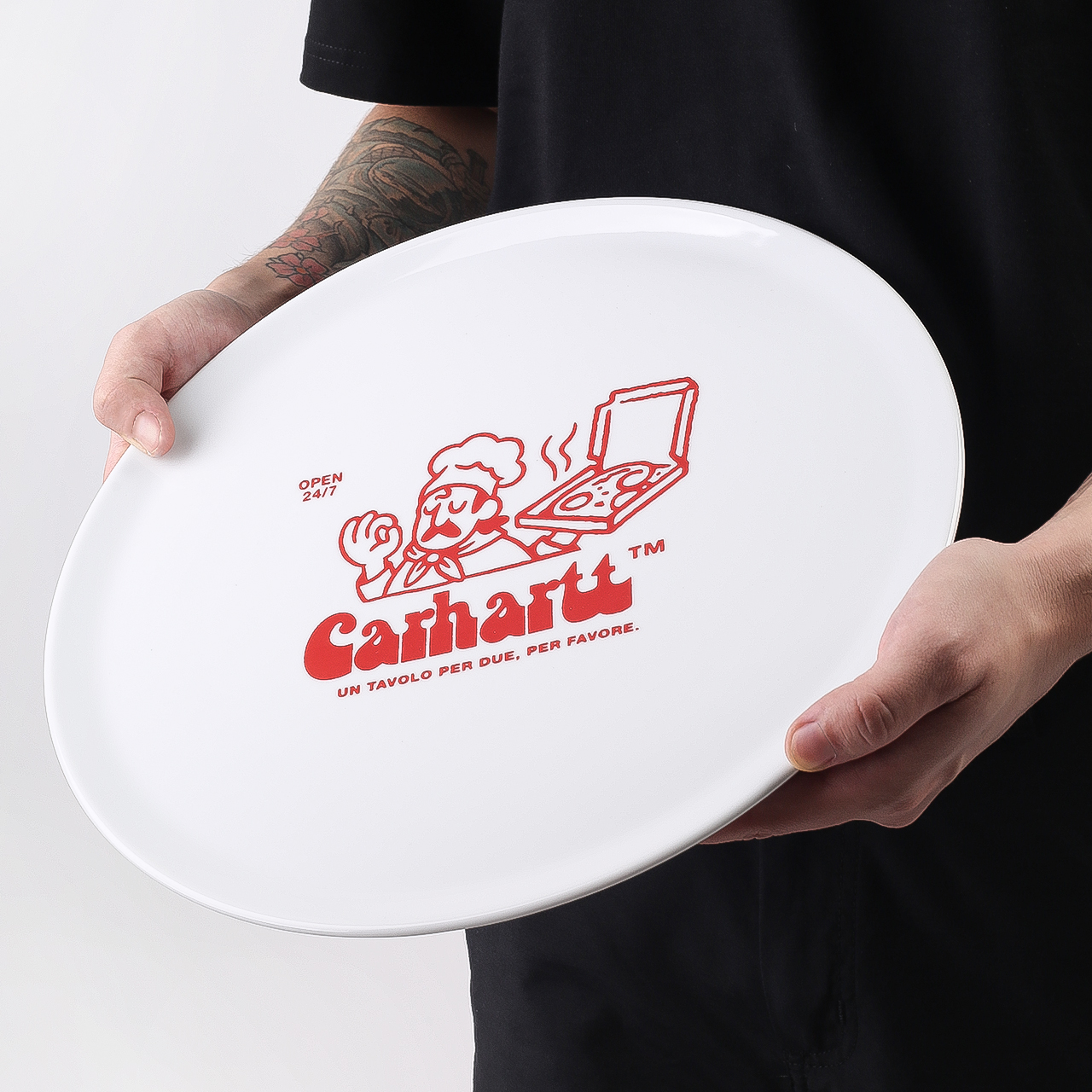 Тарелка для пиццы Carhartt WIP Bene Pizza Plate (I028073-white ...